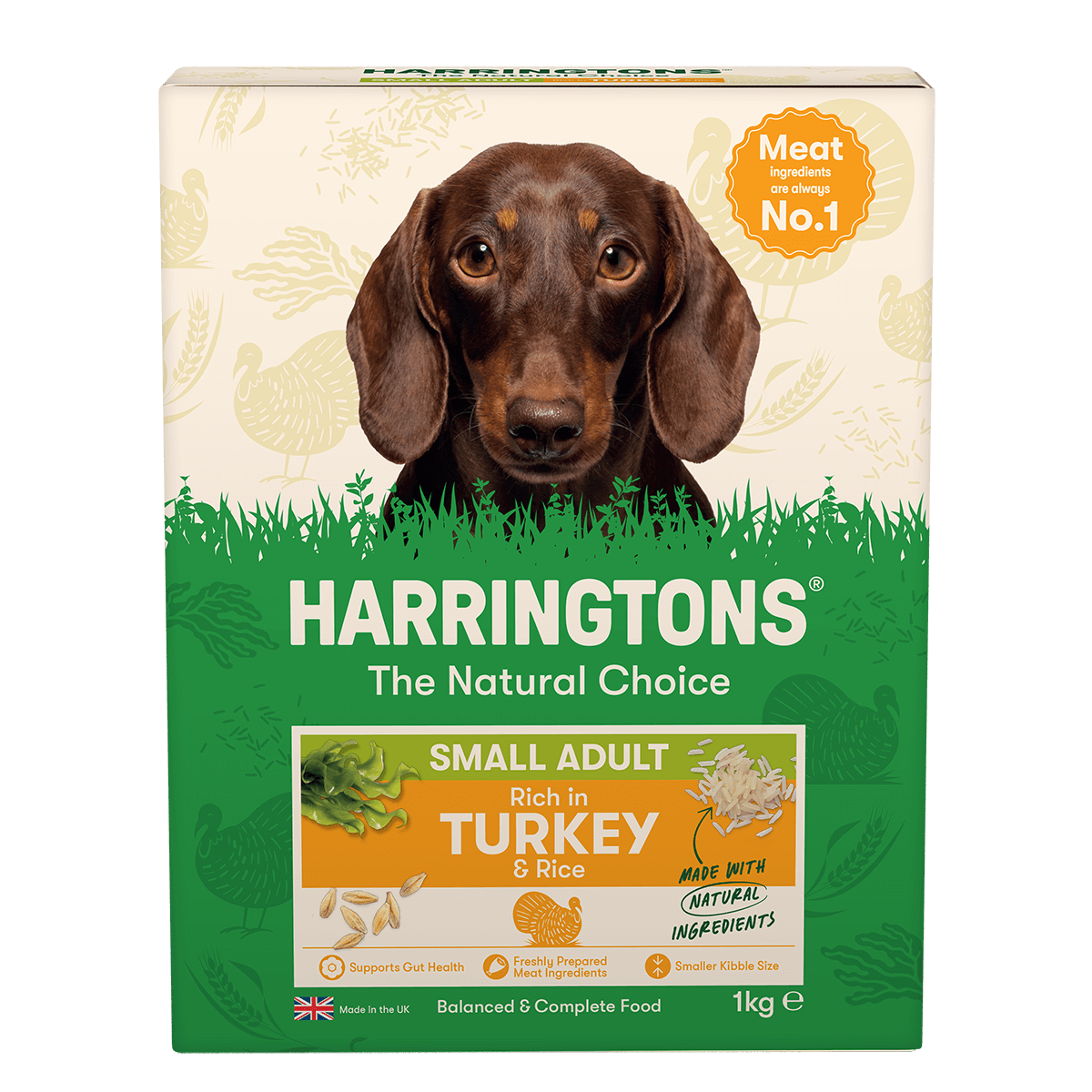 Harringtons Complete | Small Dry Dog Food | Turkey & Rice | 5 x 1kg ...