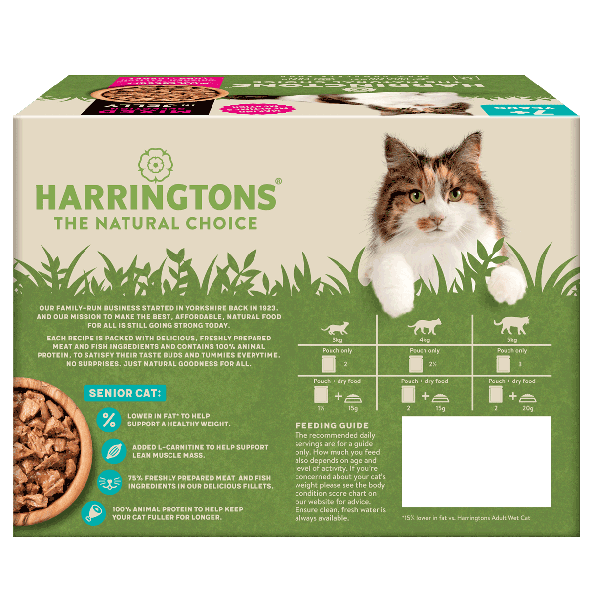Senior Wet Cat Food Mixed Selection in Jelly | Harringtons ...