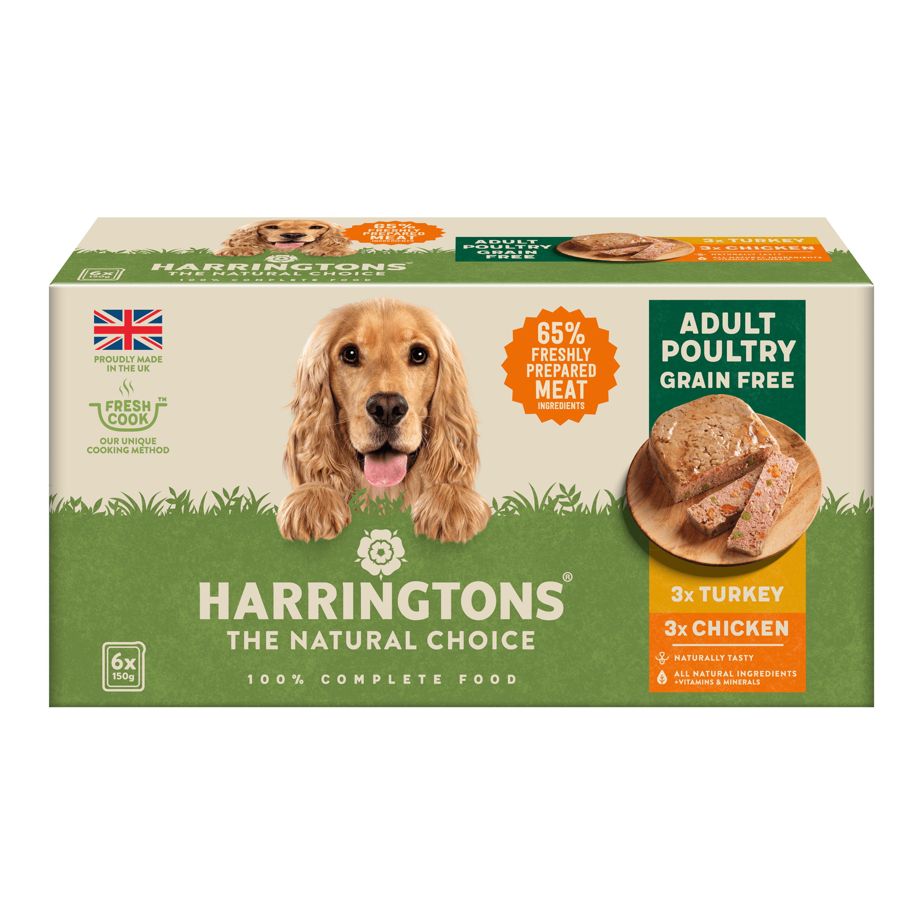 Grain Free Poultry Selection Wet Dog Food Bumper Pack 6 x 150g – Harringtons Pet Food